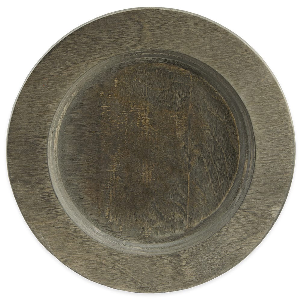 Lodge 8" Round Wood Underliner, Walnut Stain (U3RP)