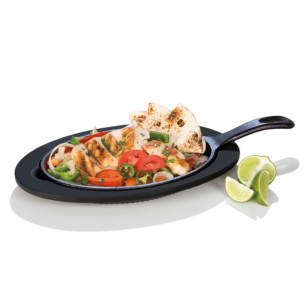 Lodge Oval Non-Slip Silicone Underliner, Black (USO11)