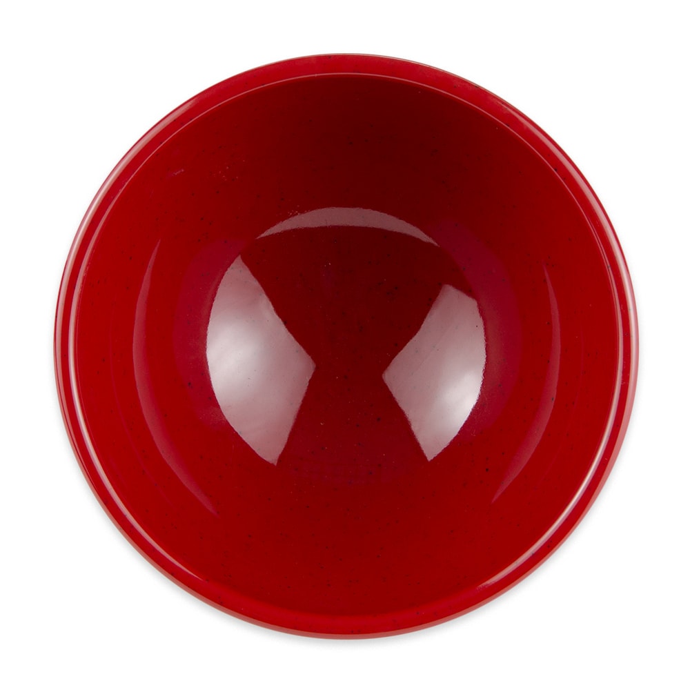 GET 22 oz Round Melamine Salad Bowl, Red (B-628-RSP)
