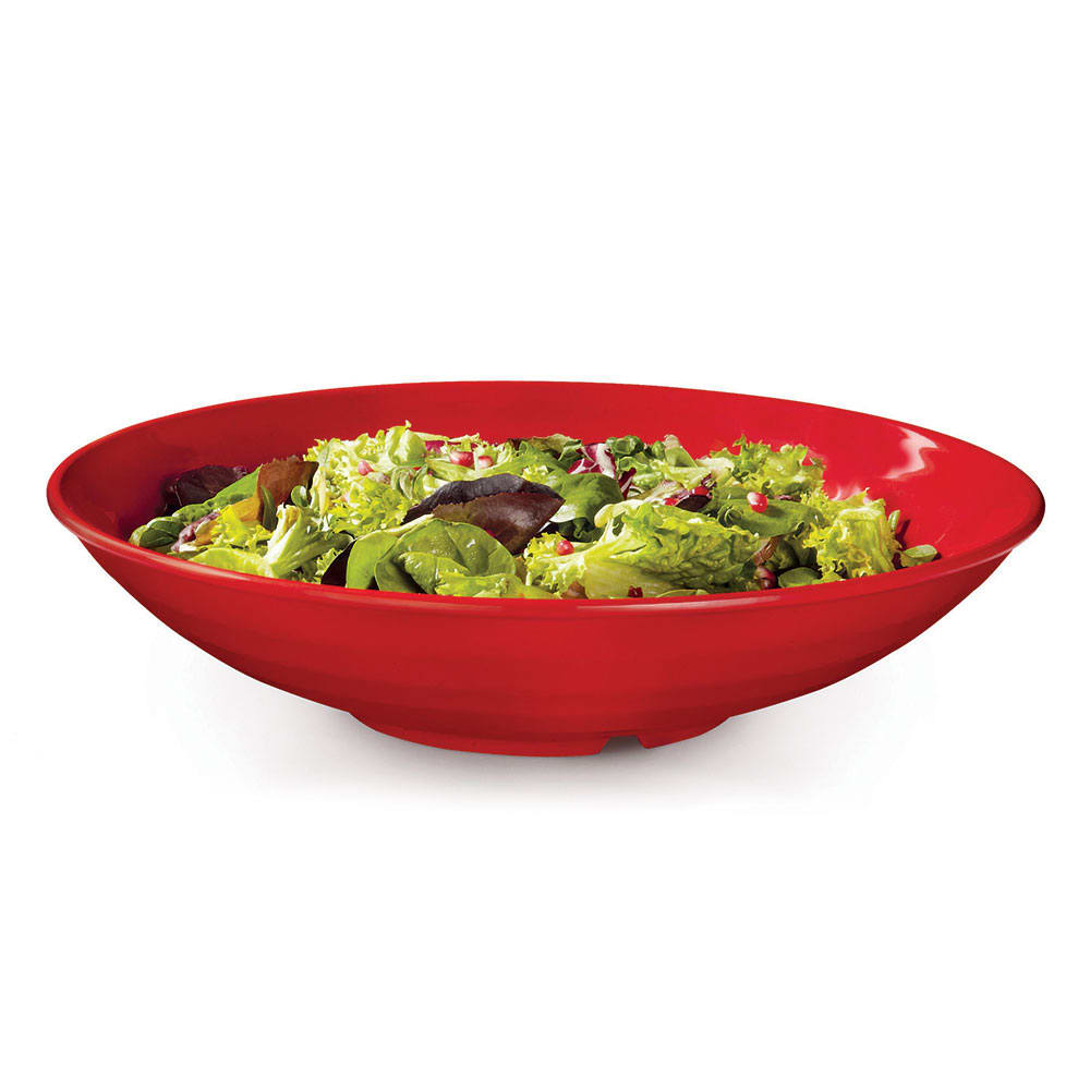 GET 4 qt Round Melamine Serving Bowl, Red (ML-75-RSP)