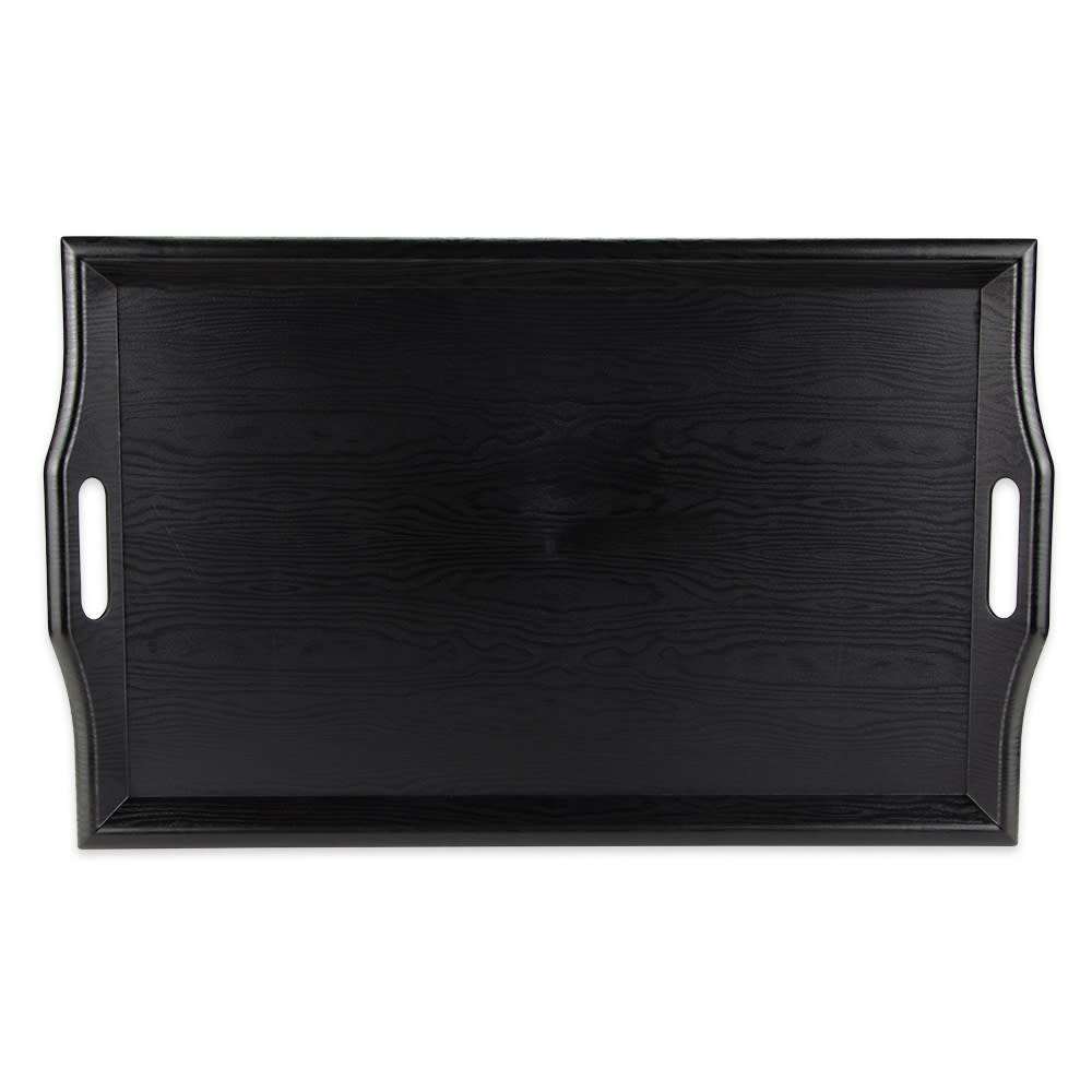 GET Rectangular Room Service Tray, 25" x 16", Plastic, Black (RST-2517 ...