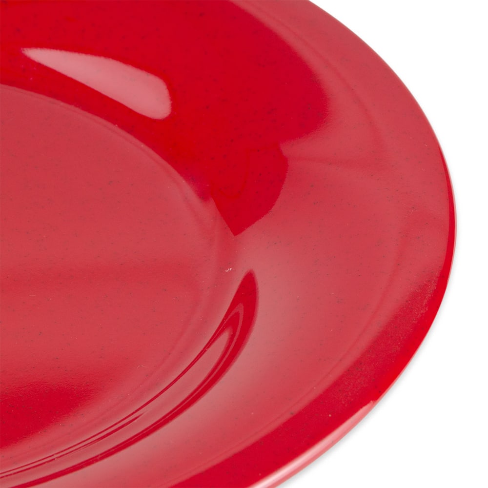 GET 10 1/2" Round Melamine Dinner Plate, Red (WP-10-RSP)