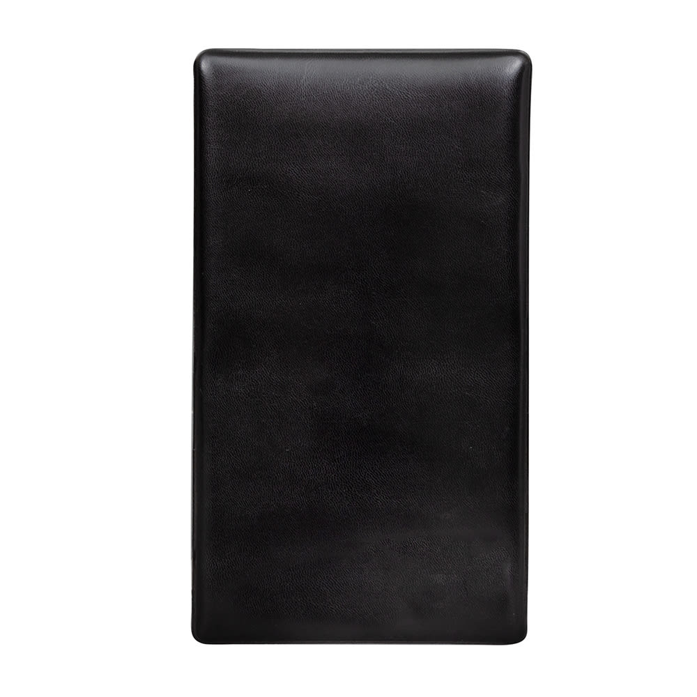 Risch Single-Panel Check Presenter - 5" x 9", Vinyl, Black w/Gold ...