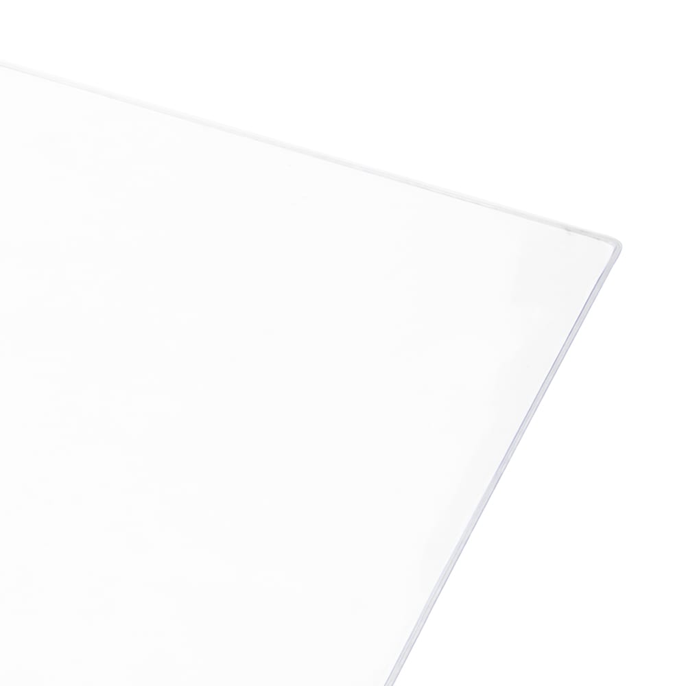 Risch Single Pocket Vinyl Menu Cover, 11"W x 17"H, Clear (100 11X17)