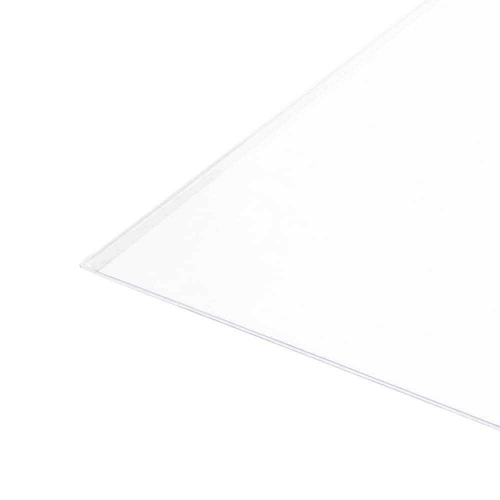 Risch Single Pocket Vinyl Menu Cover, 11"W x 17"H, Clear (100 11X17)