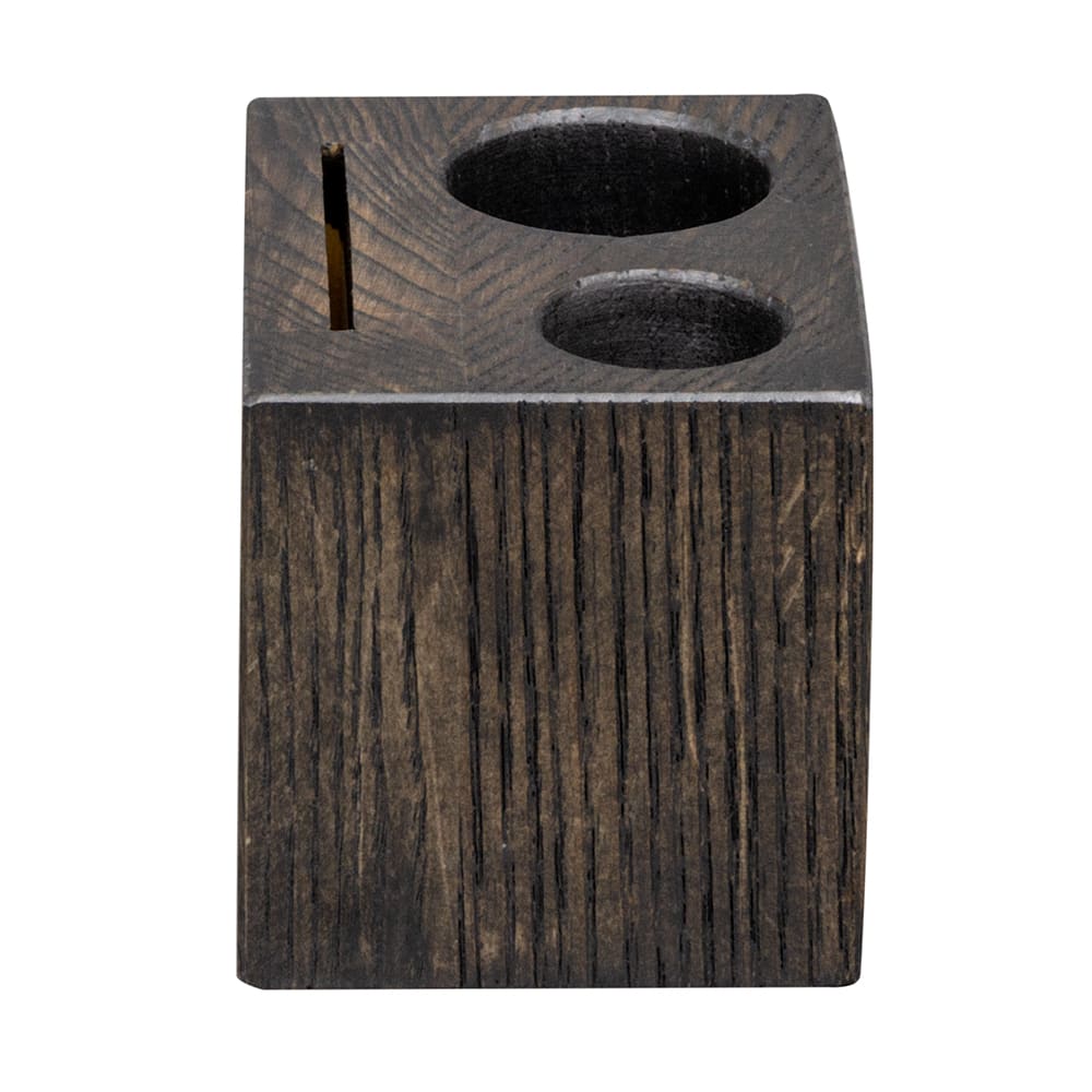 Risch Rectangular Wood Block Check Presenter - 3 1/2" x 2 1/2" x 2 3/4 ...