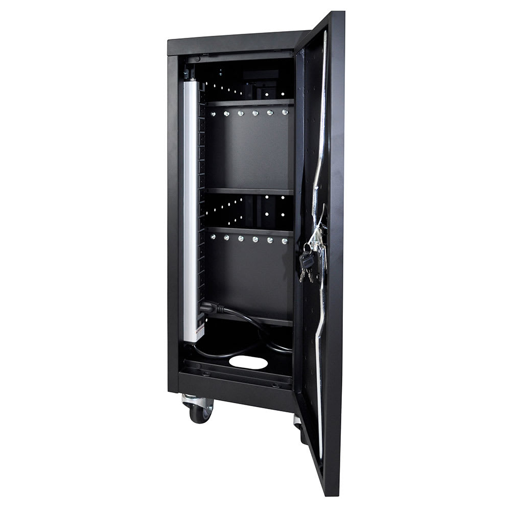 Luxor 3 Level Computer Cart w/ 10 ft Cord (LLTM16-B-V2)