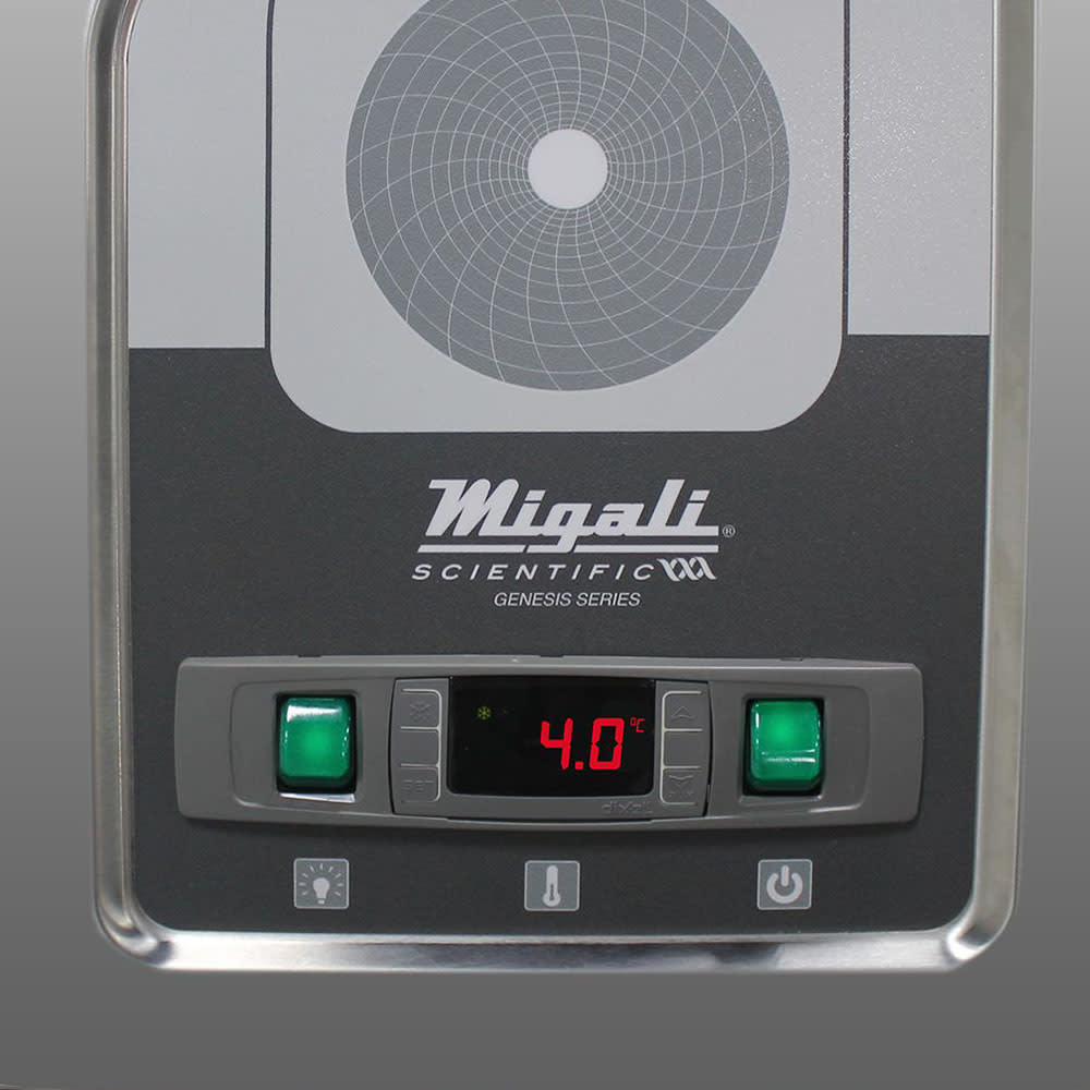 Migali G-1RG 28 7/10" One Section Vaccine Refrigerator w/ Glass Door ...