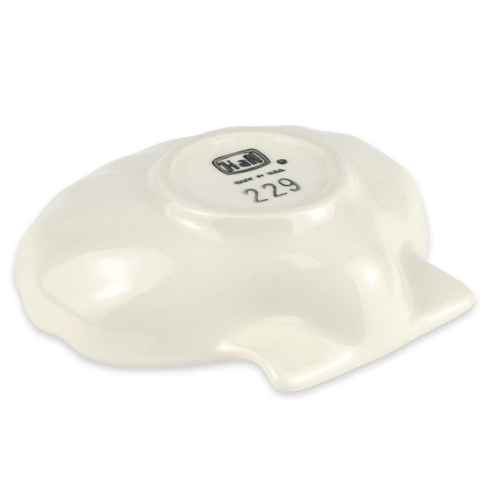 Hall China Shell Shaped Baking Dish w/ 4-1/4 oz Capacity, White (2290AWHA)