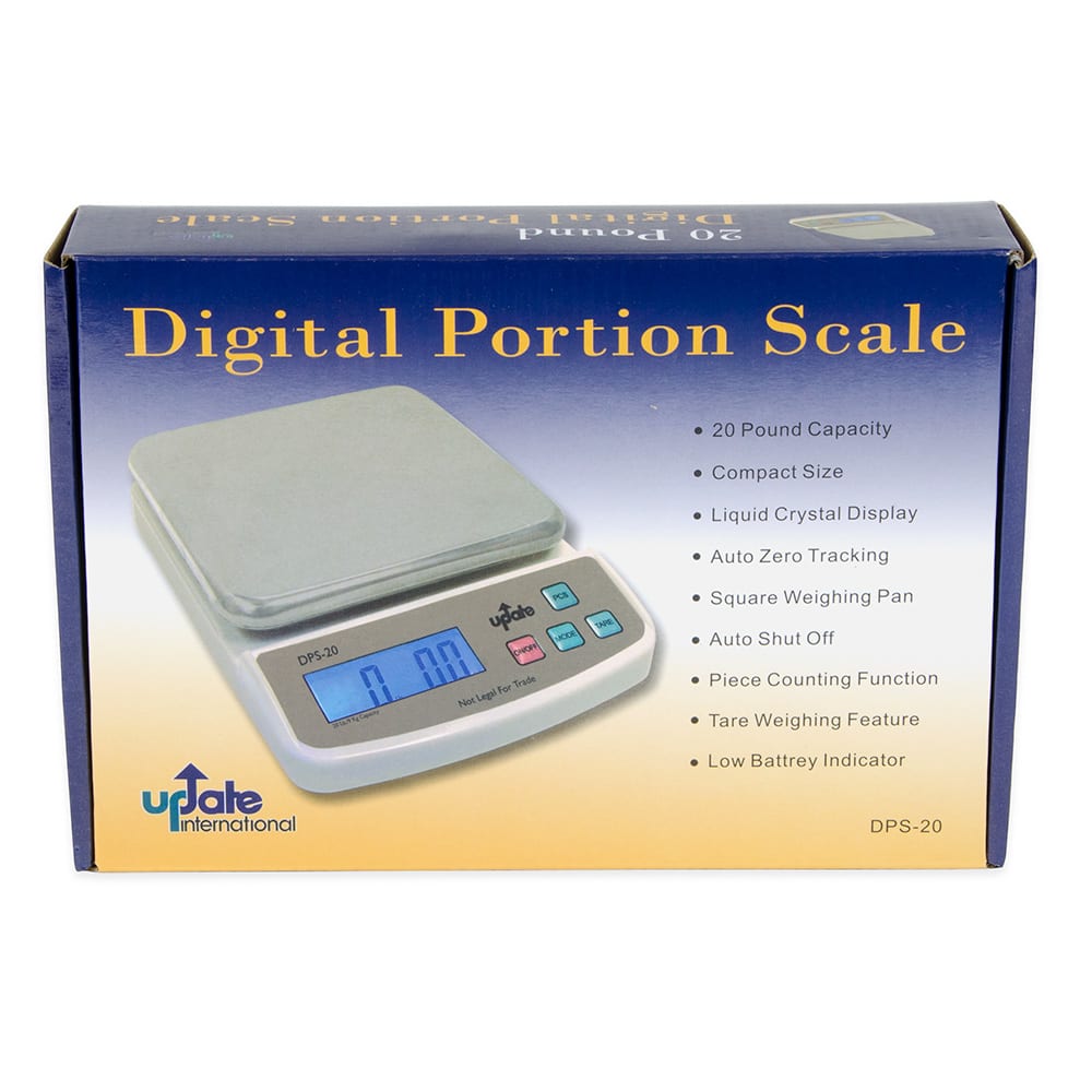 Update DPS-20 Digital Portion Scale - 20 lb x 1/100 oz, Stainless