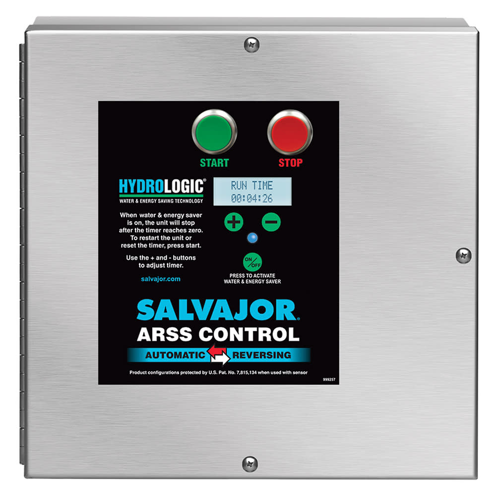 Salvajor 200-SA-ARSS Disposer Package, Sink/Trough Mount, Auto Reverse ...