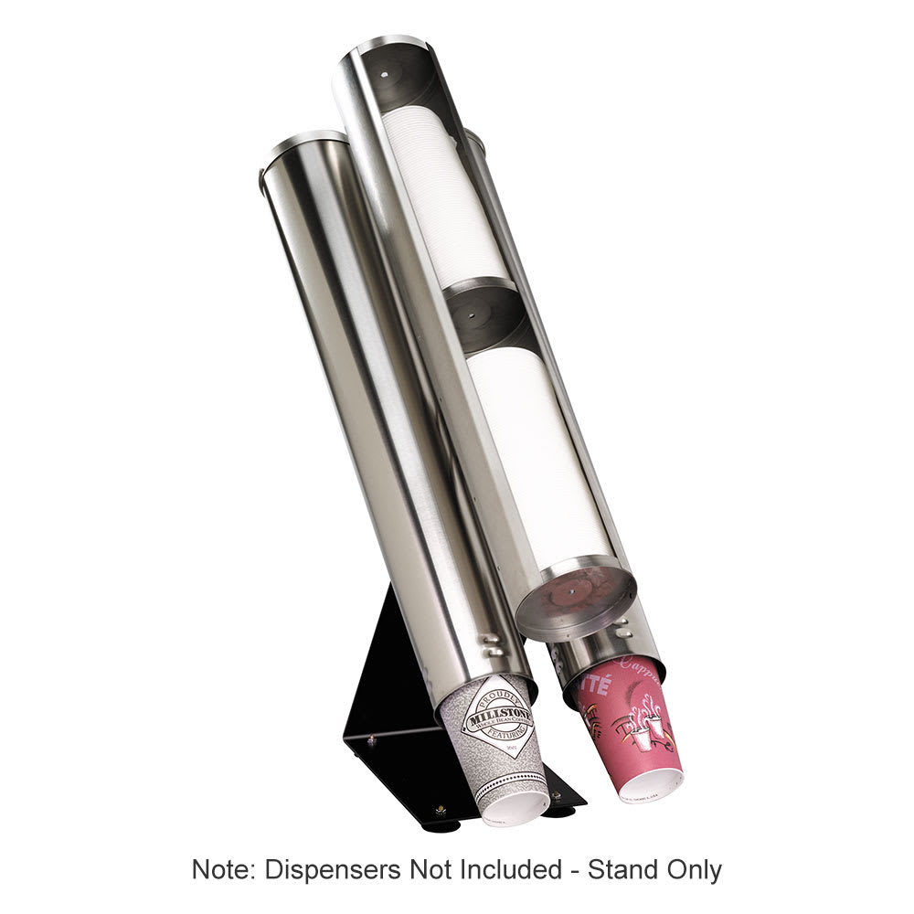 Dispense-Rite EZ-3EZ Cup/Lid Dispenser Stand Only, Stationary, Holds 3 ...