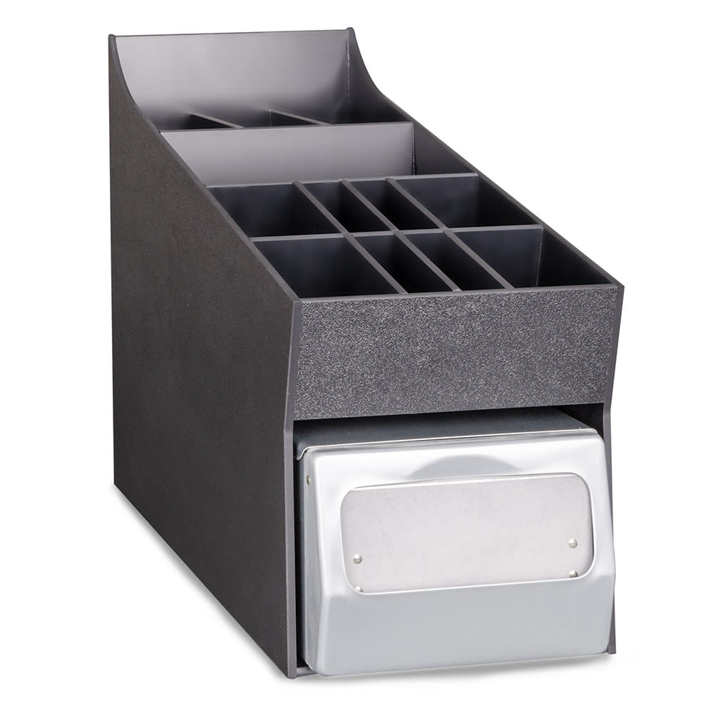 Dispense-Rite NLO-ADNH Napkin Dispenser & Condiment, Straw Organizer ...
