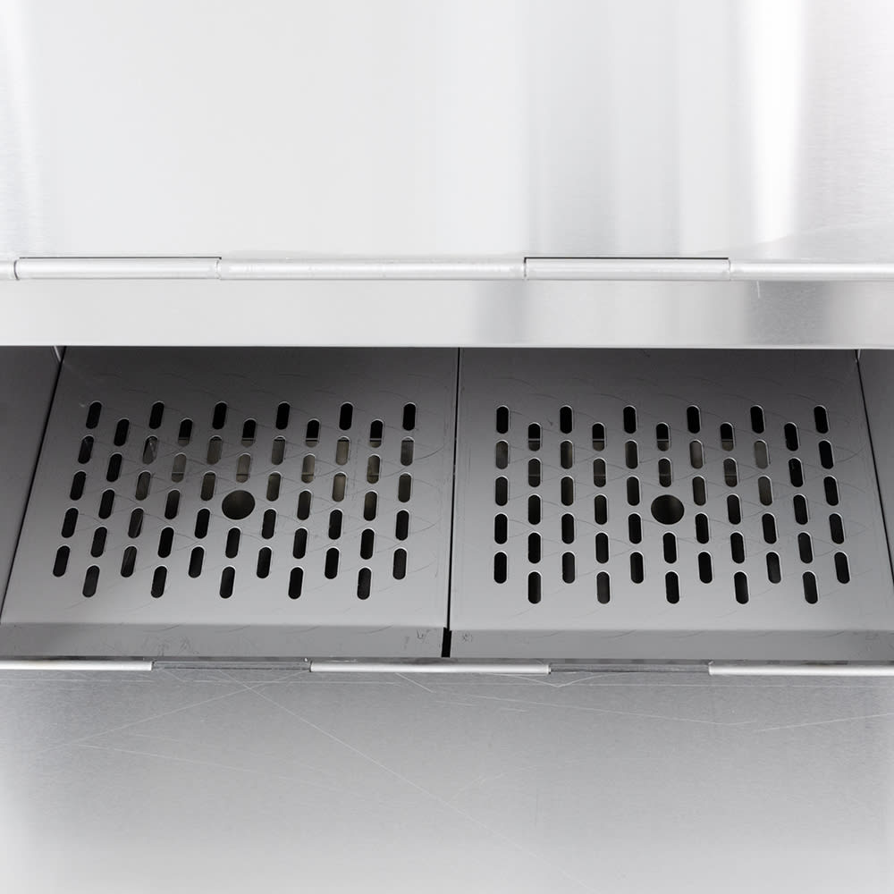 Carter-Hoffmann CW1 Gravity Feed Chip Warmer w/ 20 gallon Capacity - Stainless, 120v