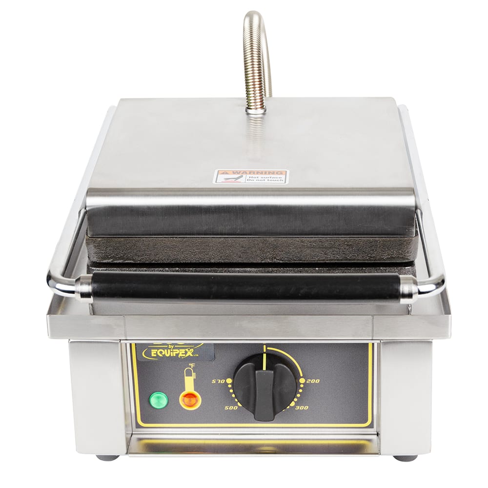 Equipex GES20/1 Single Liege Waffle Maker w/ Cast Iron Grids, 1750W