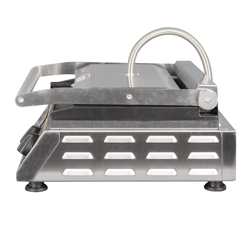 Equipex PANINI PREMIUM Single Commercial Panini Press w/ Cast Iron ...