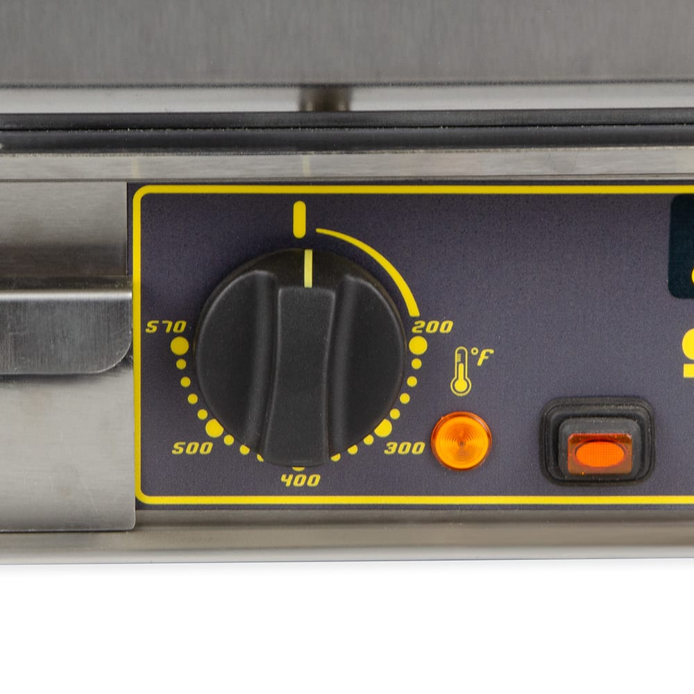 Equipex PANINI VC Commercial Panini Press w/ Glass Ceramic Grooved Top ...