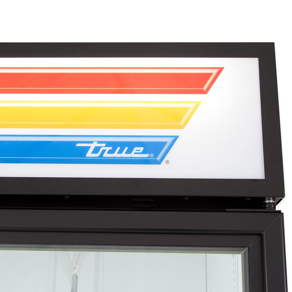 True GDM-26-HC~TSL01 30" GDM Series One Section Glass Door Merchandiser ...