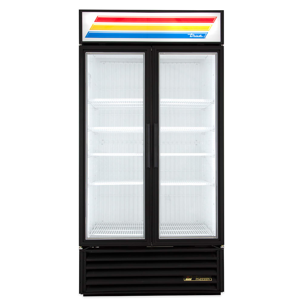 True GDM-35F-HC~TSL01 39 1/2" Two Section Display Freezer w/ Swing ...