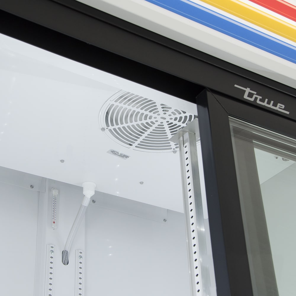 True GDM-37-HC-LD 43 1/2" GDM Series Two Section Glass Door ...