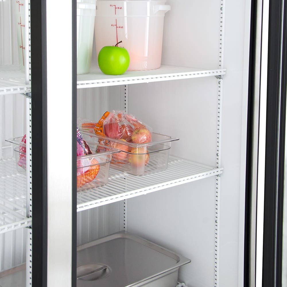 True GDM-49F-HC~TSL01 54 1/8" Two Section Display Freezer w/ Swing ...