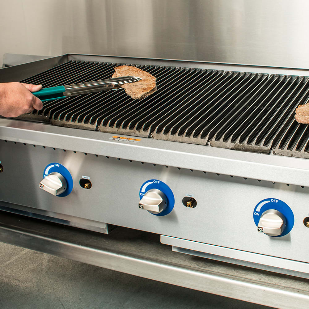 Globe GCB36G-RK 36" Countertop Gas Charbroiler w/ Reversible Grates ...