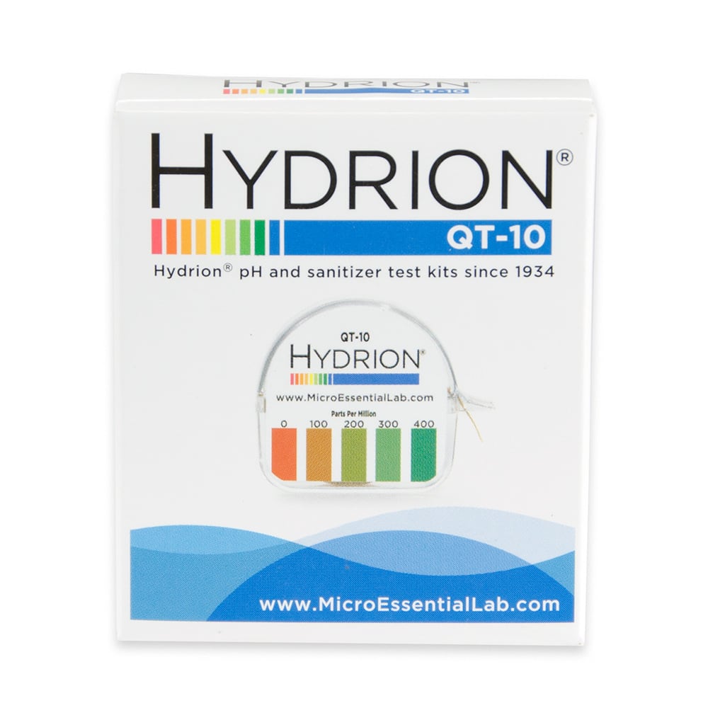 Micro Essentials Lab Quat Test Paper 0-400 PPM (QT-10)