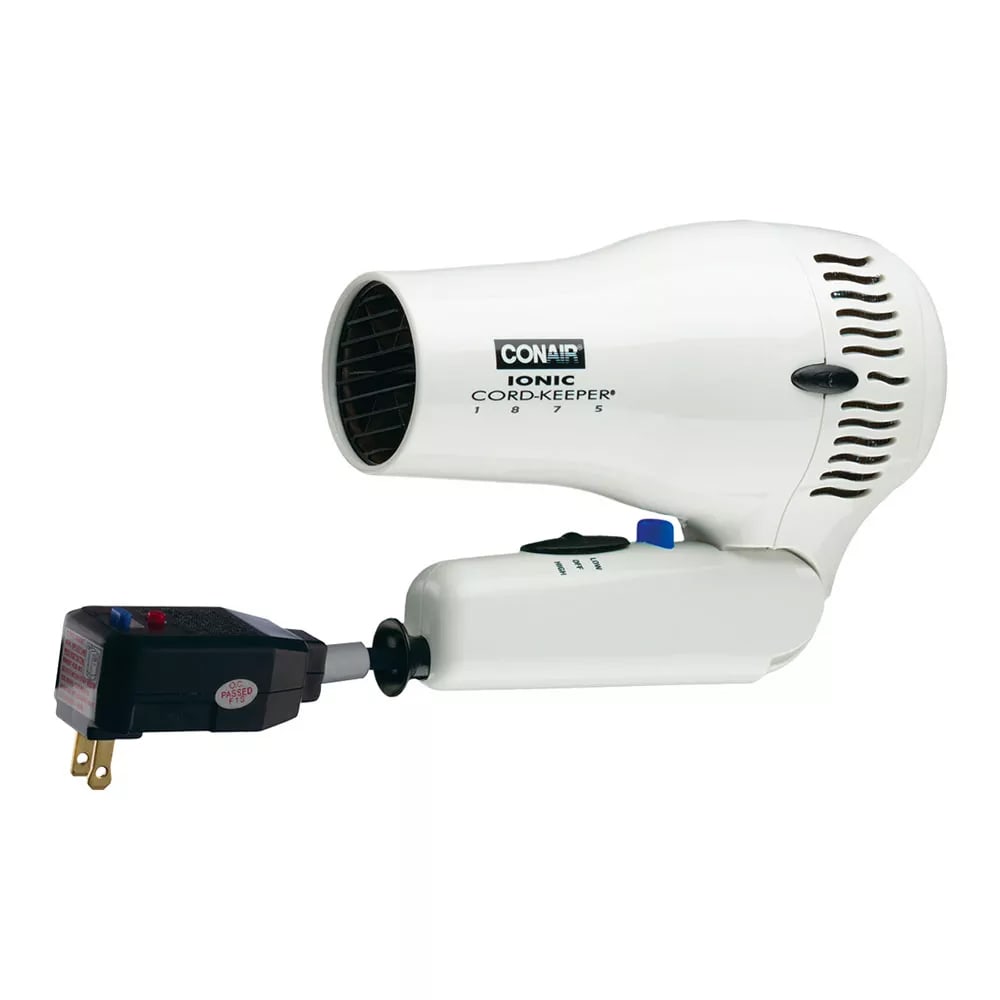 Conair Hospitality Folding Hair Dryer w/ Cool Shot Button - (2) Heat ...