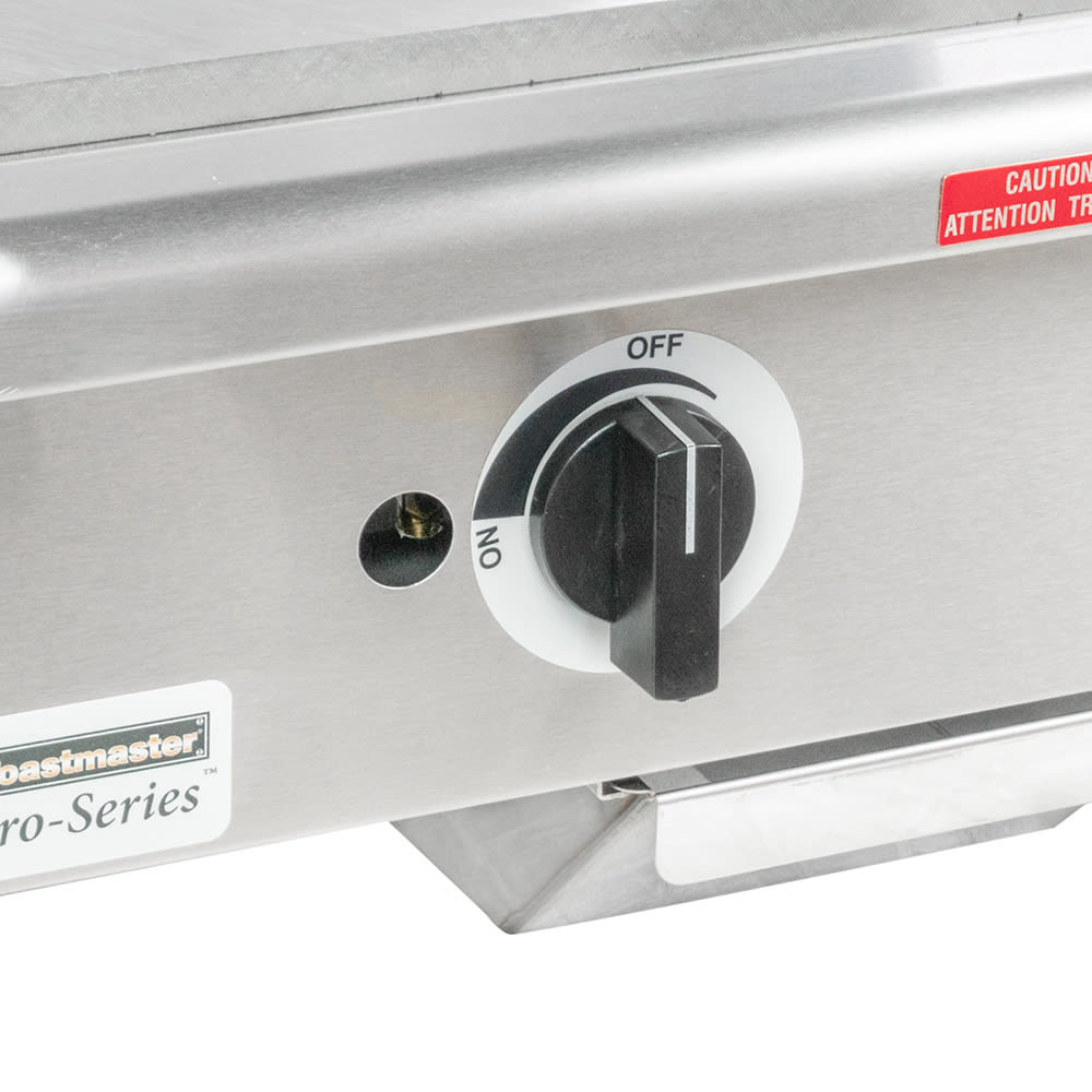 Toastmaster TMGM24 24" Gas Griddle w/ Manual Controls - 3/4" Steel ...