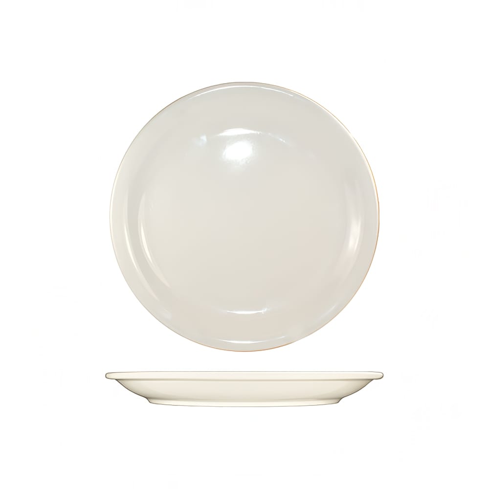 ITI VA-22 8 1/8" Round Valencia™ Plate - Ceramic, American White