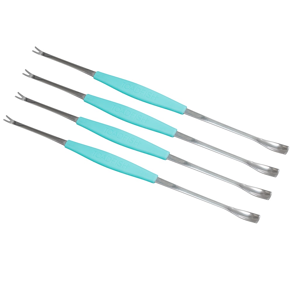 Toadfish TFCRABLOBSET Crab & Lobster Tool Set - (2) Shell Cutters & (4 ...