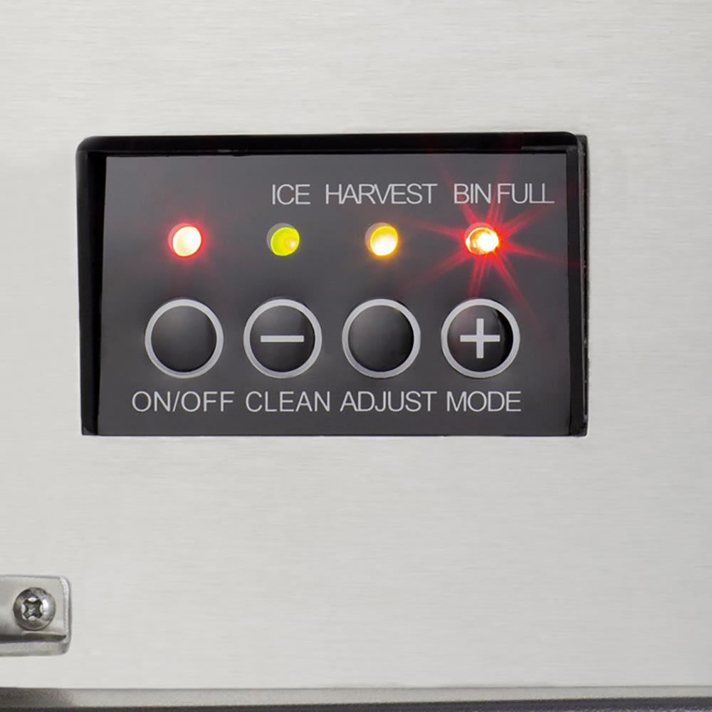 Summit BIM44GCSSIFADA 14 1/2"W Full Cube Undercounter Ice Machine - 50 ...