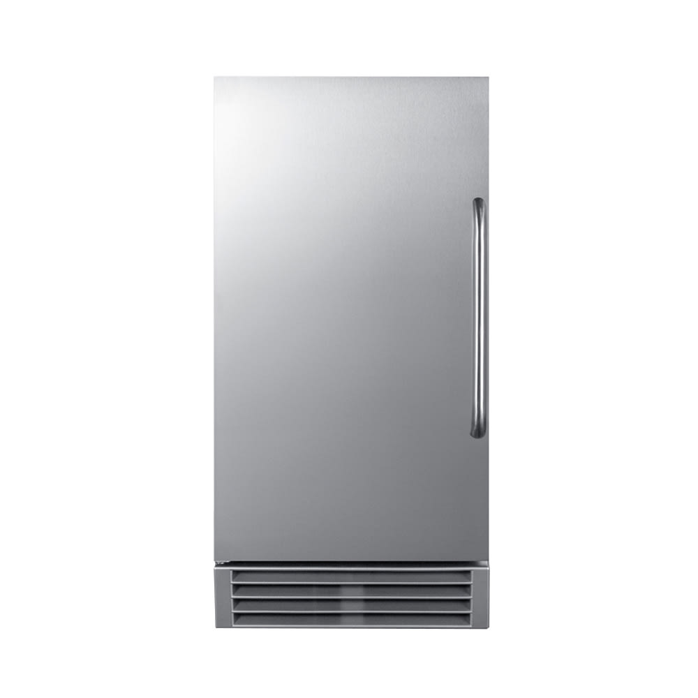 Summit BIM44GCSS 14 1/2"W Full Cube Undercounter Ice Machine - 50 lbs ...
