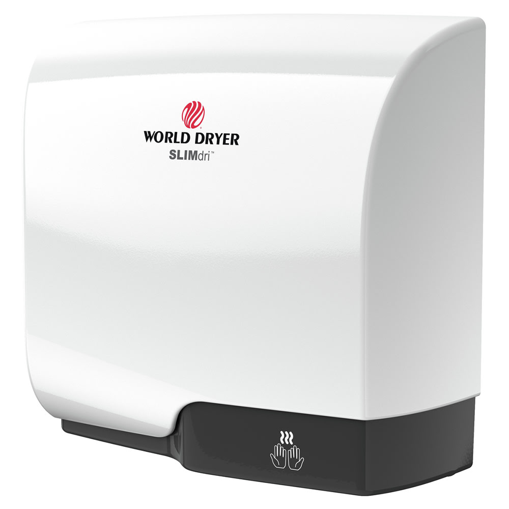 World Dryer L-974A Automatic Hand Dryer w/ 15 Second Dry Time - White ...
