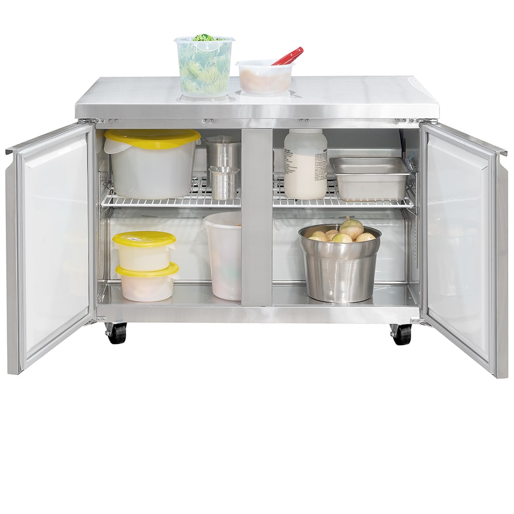 MoTak MUR-48-X 47 1/4" W Undercounter Refrigerator w/ (2) Sections & (2 ...