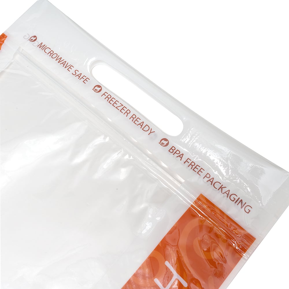 LK Packaging #ReadyFresh® Grab-N-Go Rib Bag w/ Handle - 10"W x 21 1/2"L ...