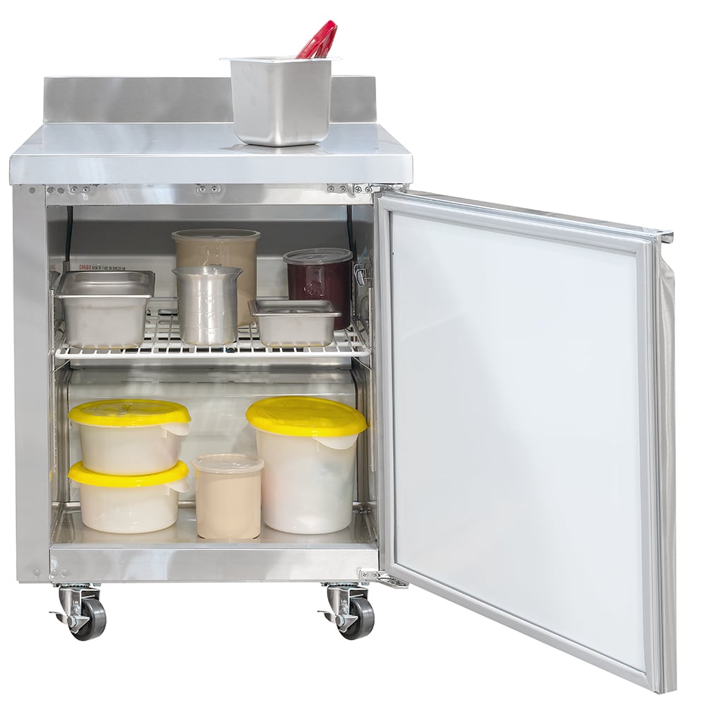 MoTak MWF-28-X 27" W Worktop Freezer w/ (1) Section & (1) Door, 115v