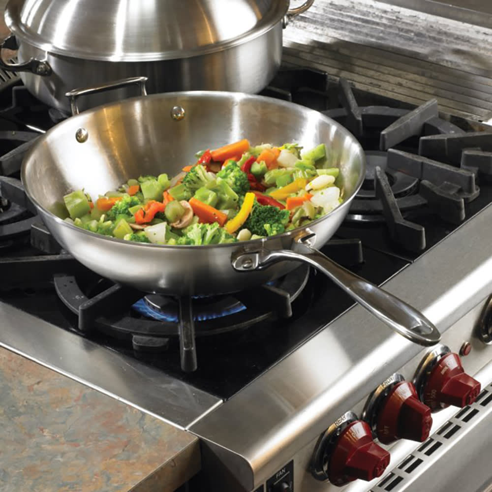 Vollrath 49418 12" Miramar® Display Cookware Stir-Fry Pan - Aluminum ...