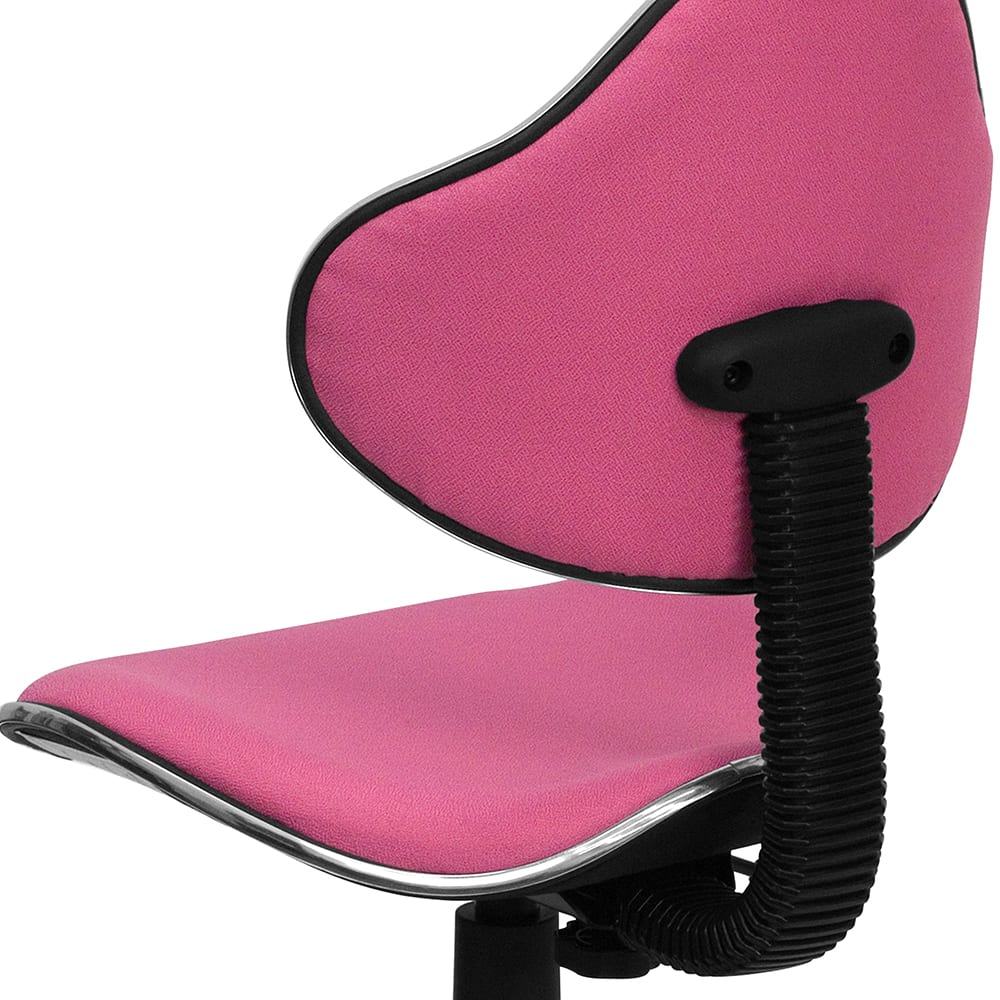 Flash Furniture BT-699-PINK-GG Swivel Task Chair w/ Low Back - Pink ...