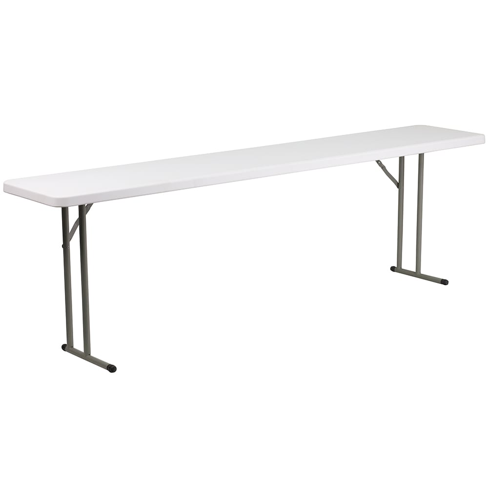 Flash Furniture DAD-YCZ-244-2-GW-GG Rectangular Folding Table w ...