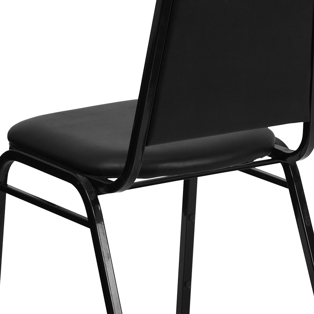 Flash Furniture FD-BHF-2-GG Stacking Banquet Chair w/ Black Vinyl Back ...