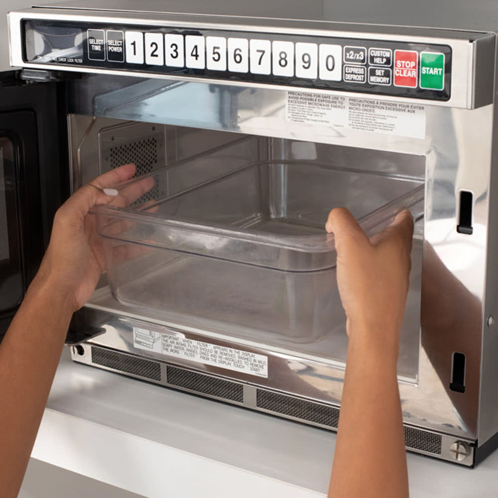 Sharp R-CD1800M 1800w TwinTouch™ Commercial Microwave w/ Touch Pad ...