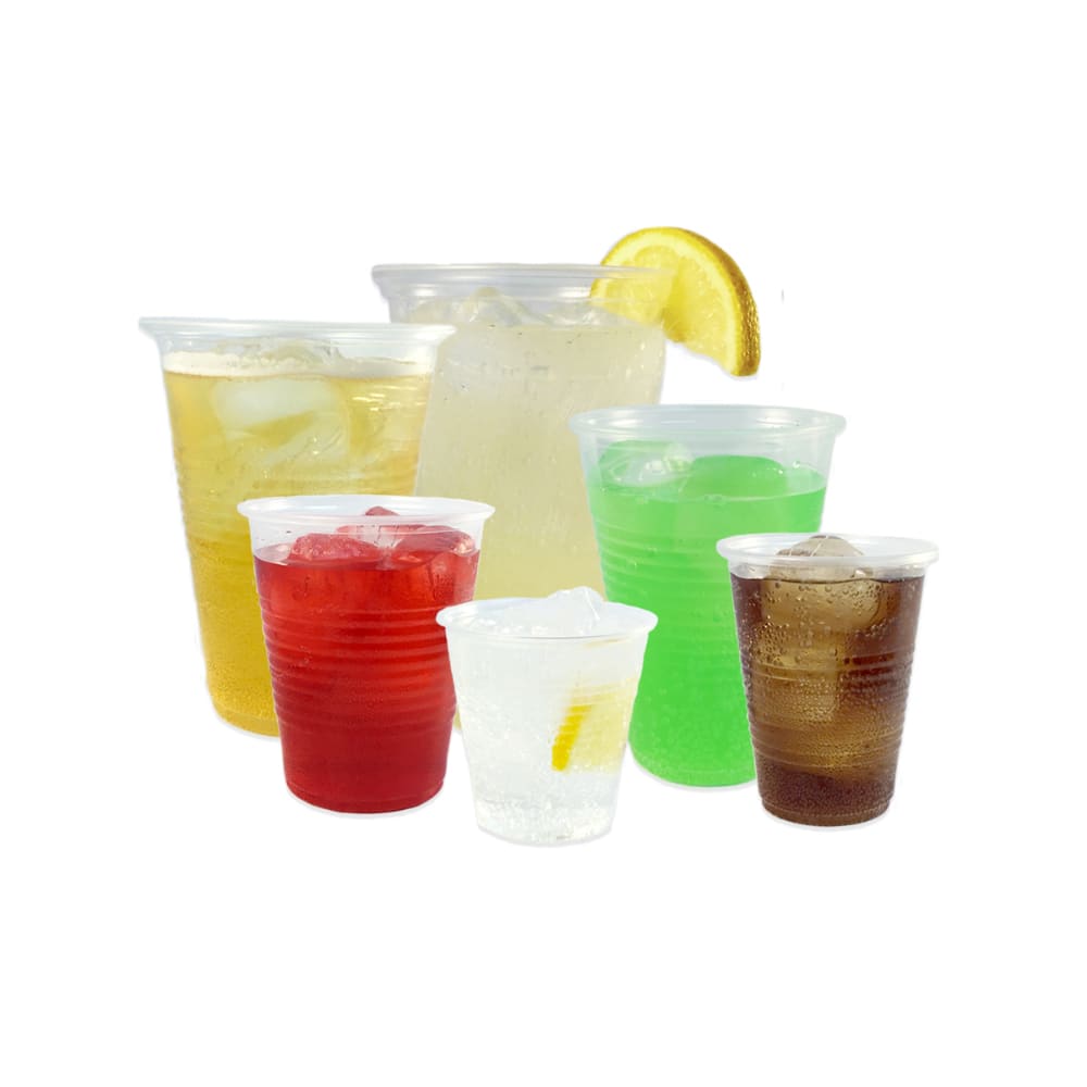 Empress 12 oz Disposable Cup - Polystyrene, Translucent (EK12A (59731))