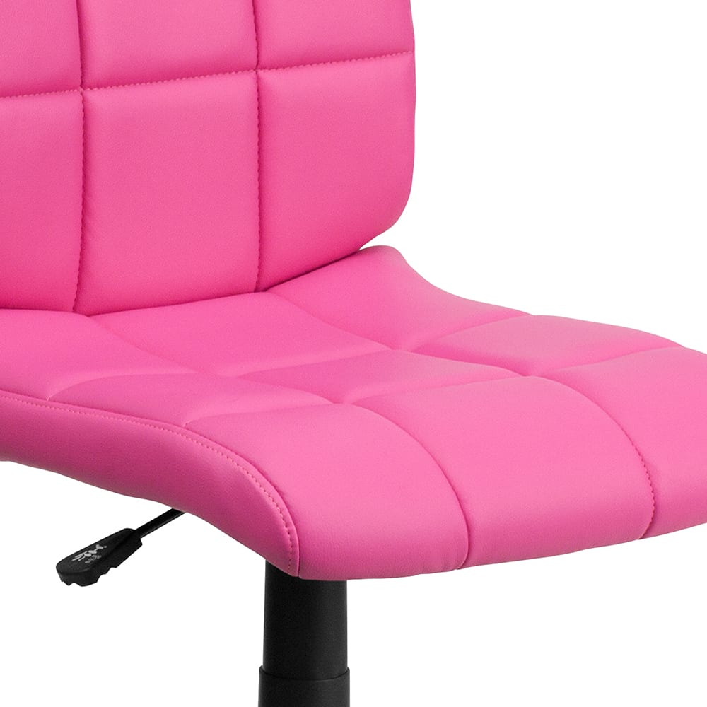 Flash Furniture GO-1691-1-PINK-GG Swivel Office Chair w/ Mid Back ...