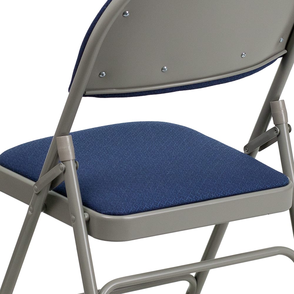 Flash Furniture HA-MC705AF-3-NVY-GG Extra Large Folding Chair w/ Navy ...