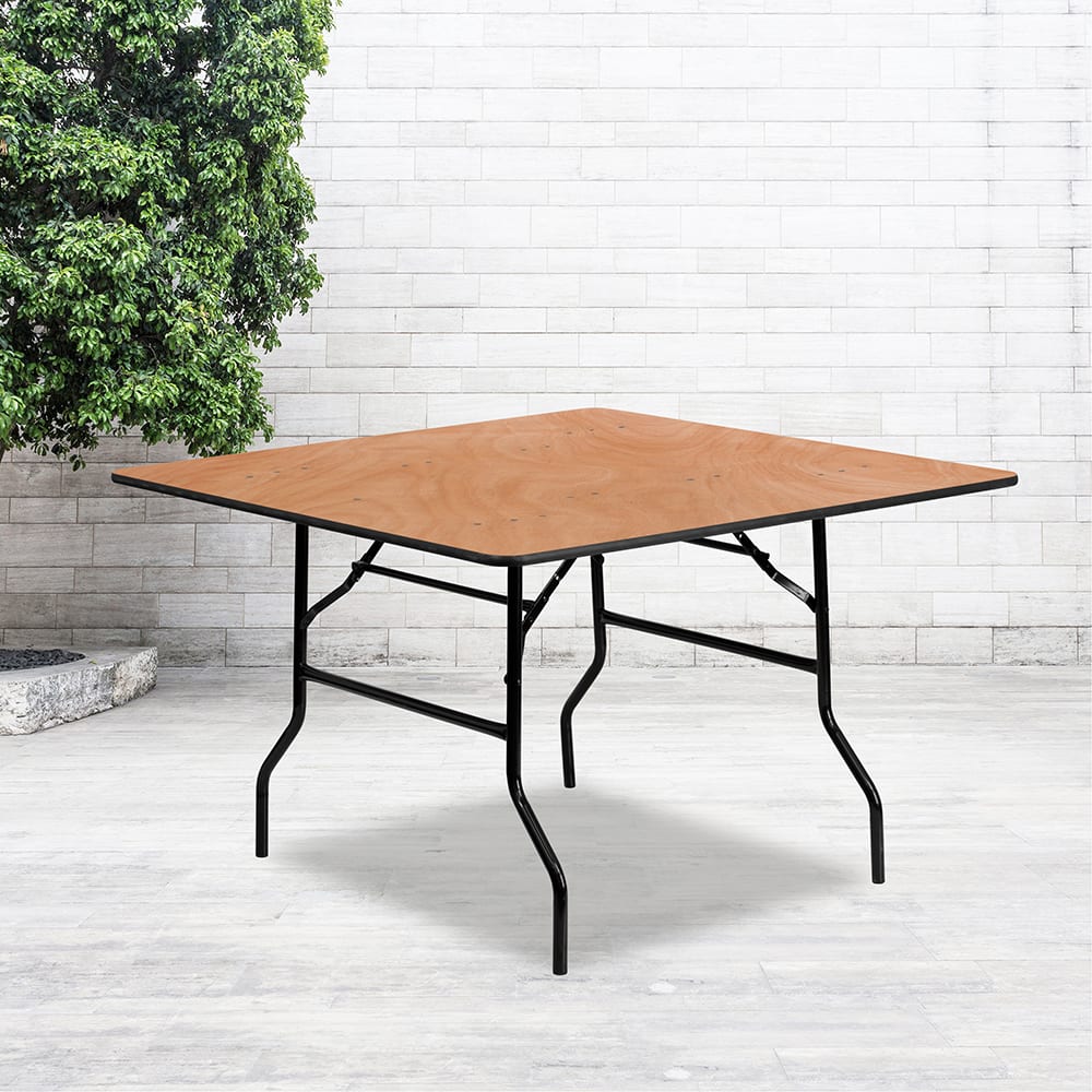 Flash Furniture YT-WFFT48-SQ-GG 48" Square Folding Banquet Table w ...