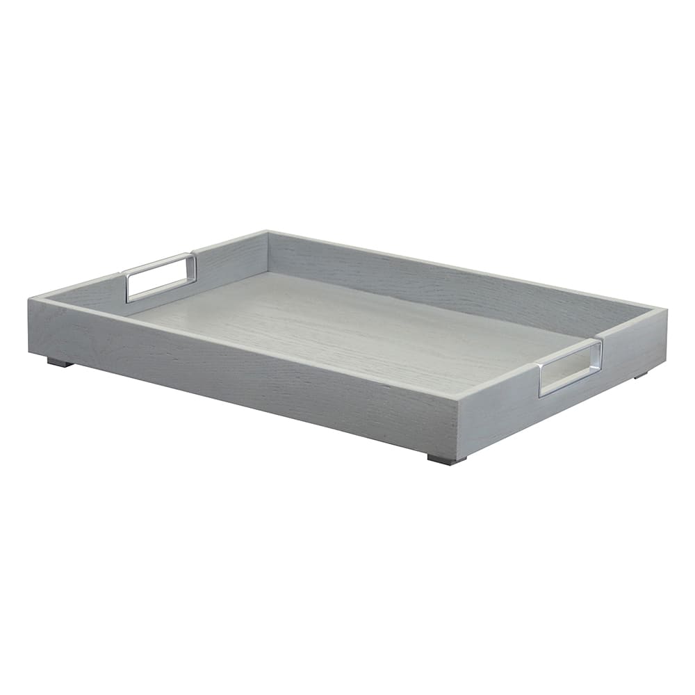 Cal-Mil 22347-83 Rectangular Room Service Tray w/ Metal Handles - 22" x ...