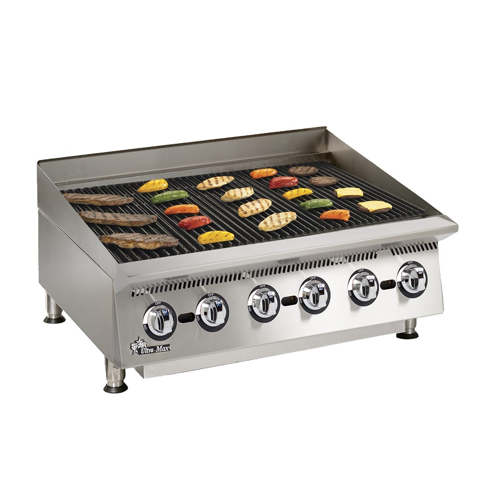 Star 8136RCBB 36" Gas Charbroiler w/ Steel Grates, Liquid Propane