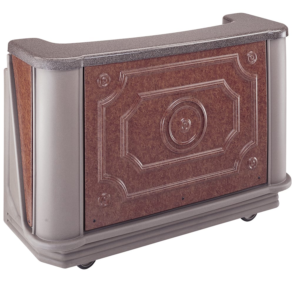 Cambro BAR650DS669 67 1/2" Portable Bar - 80 lb Ice Sink, Speed Rail ...