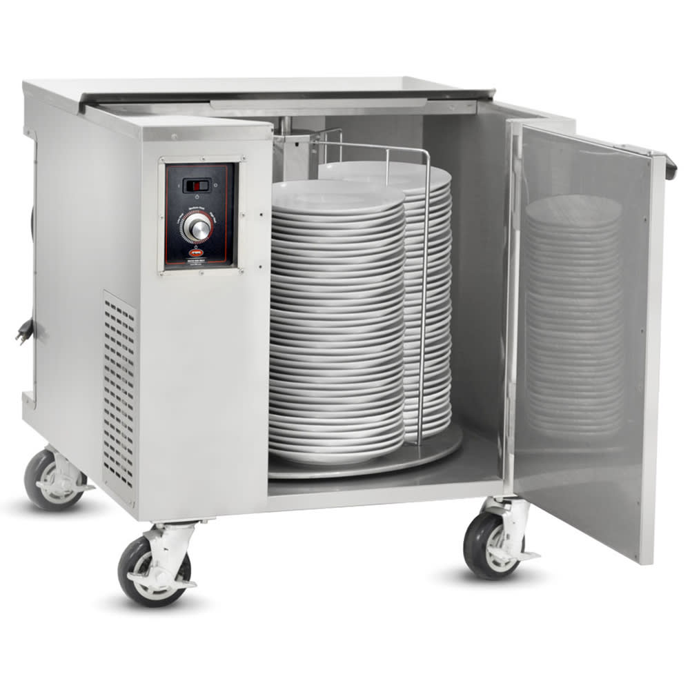 FWE HDC-252-I Heated Dish Cart, Poker Chip Design, (252) 12" Plates ...